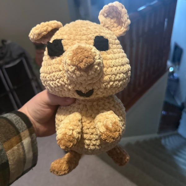 Quincy the Quokka Crochet Pattern, Crochet Pattern for Quokka Plushie ...
