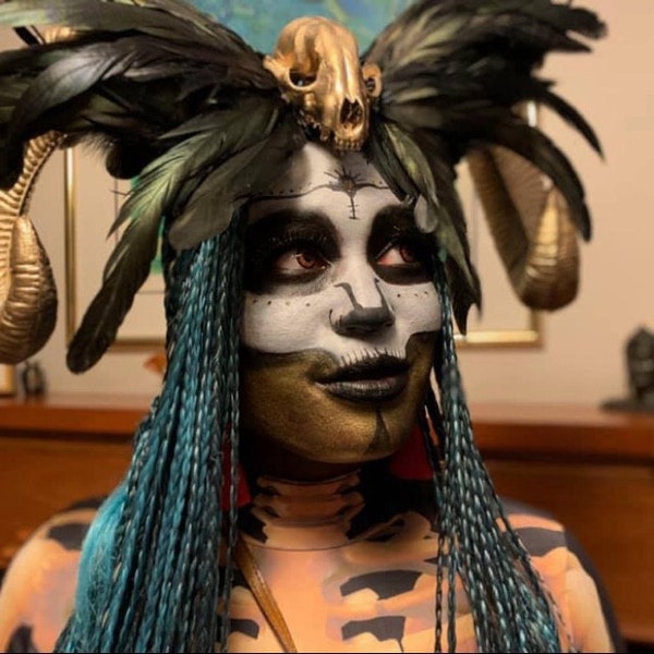 Horn Headress, Horns, Halloween, Gothic, Goth, Horror, Horror Horns ...