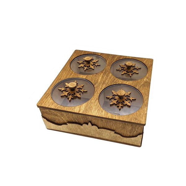 Wooden Gift Box With Flap Lid and Lock Laser Cut File Svg Dxf Ai ...