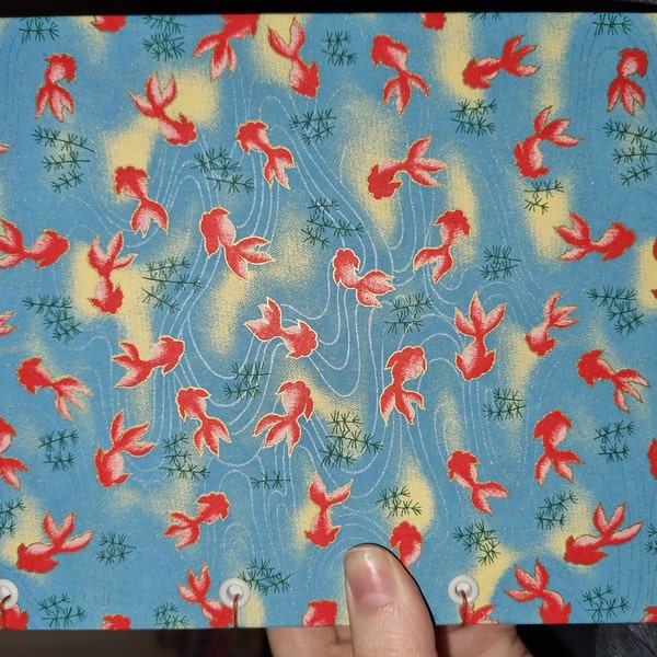 Handmade Hard Cover Journal, Lay Flat Coptic Stitch Sketchbook With a ...