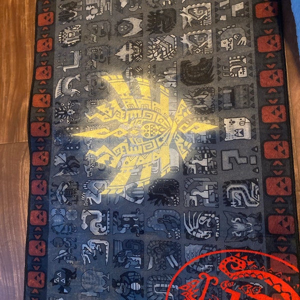 Monster Hunter Rug, Monster Rug, Hunter Rug, Anime Carpet, Game Room ...