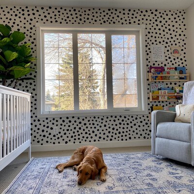 Spot Vinyl Wall Decals: Dalmatian Polka Dots, Paint Hand-drawn Circles ...