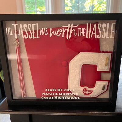 Graduation Cap Tassel Shadowbox, TASSEL Was WORTH the HASSLE, Milestone ...