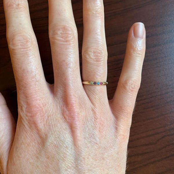 10K,14K,18K Gold Mama Ring, Dainty Mama Ring, Gift for Mom, New Mom ...