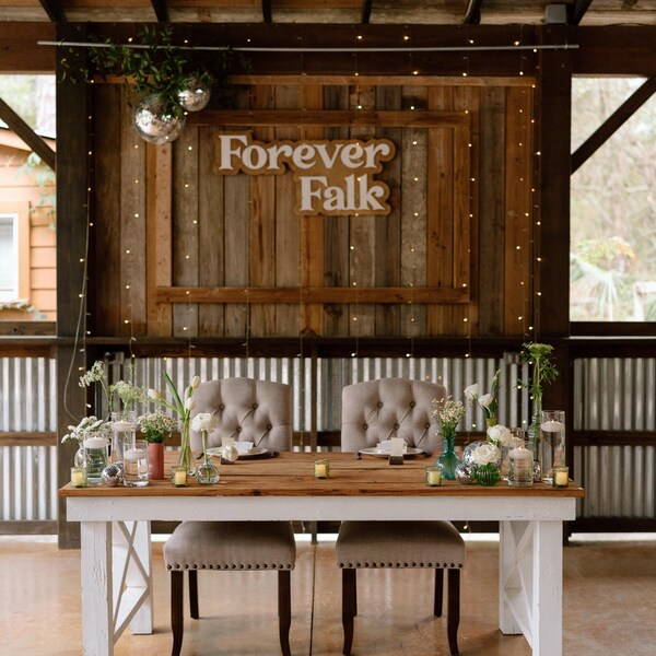 Large Last Name Sign, Cut Out Last Name Sign, Wedding Name Sign, Double ...