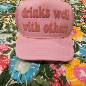 Boat Days Hat, Puff Print Hat, Lake Waves Hat - Etsy