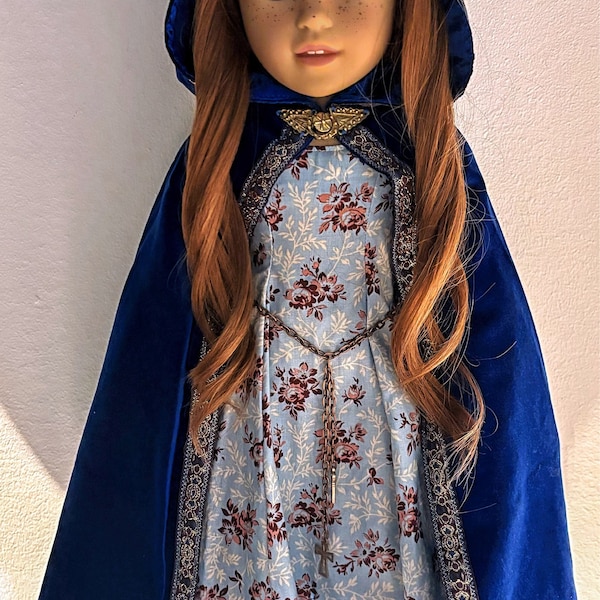 Reversible Doll Scene Backdrop Interior and Castle With Floor Fits 18 ...