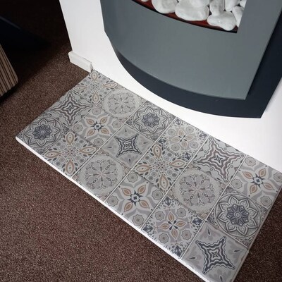 48 Wall Floor Tiles Stickers Tiles Transfers Kitchen Sticks on Tile ...