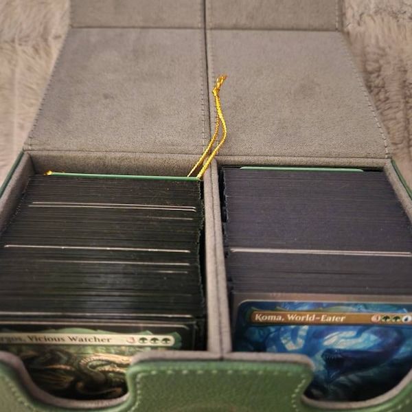 Customized Engraved White Final Fantasy FF, MTG 300+ Card Box ...