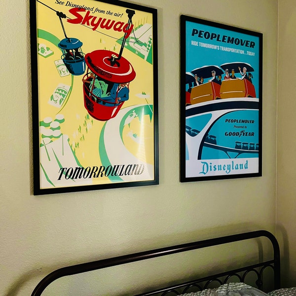 Disney Skyway Poster Disney Attraction Poster Disney Skyliner ...