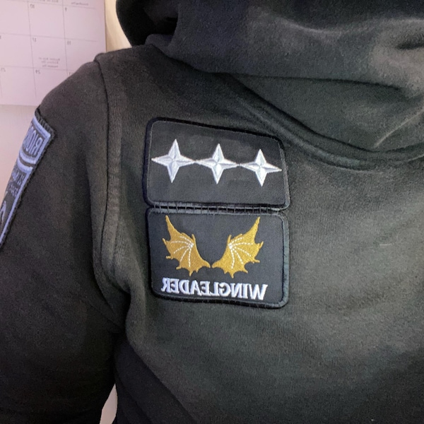 Fourth Wing Embroidered Patch, Flight Jacket Cosplay Patches, Dragon ...