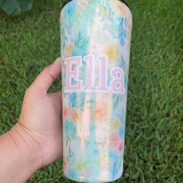 Pastel Spring Watercolor Floral Bouquets Digital Clipart Peach and Mint ...