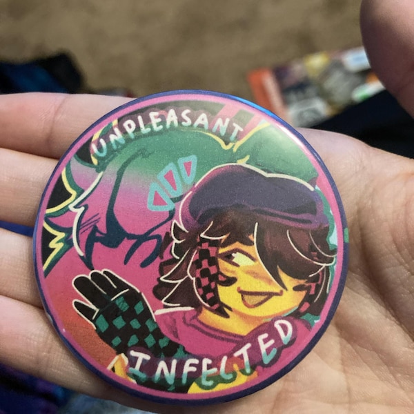 Regretevator Button Pins - Folly , Poob , Pest , Lampert , Infected ...