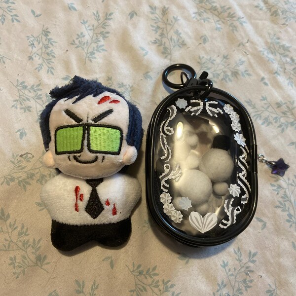 Clear Bag Keychain Clear Pouch Display Keychain - Etsy