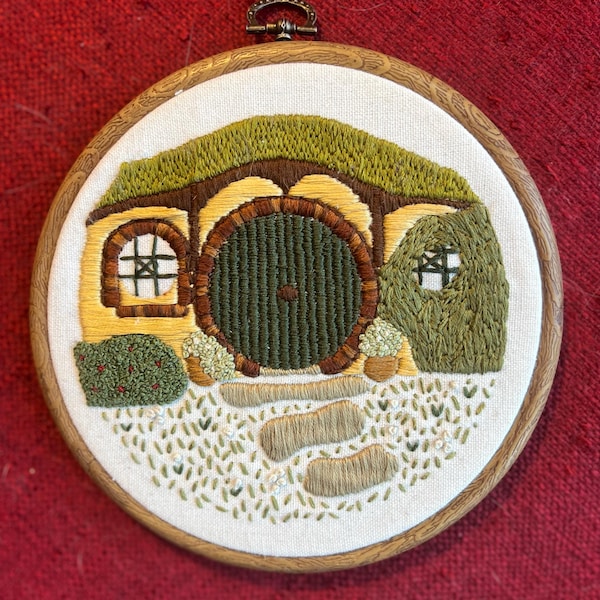 Embroidery Pattern - Hand Embroidery Pattern - Hobbit Embroidery ...