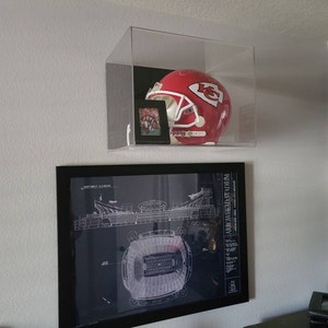 Acrylic Wall Mount Full Sized Football Display Case NFL NCAA - Etsy