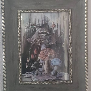 Macabre Art Heart Anatomy Watercolor Art Print Creepy Art - Etsy