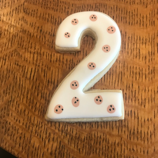 Number 2 Cookie Cutter - Number Two Cookie Cutter - Number Cookie ...
