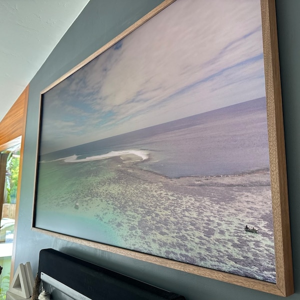 Samsung Frame TV Handmade Real Wood Bezel - 65'' Model - Etsy