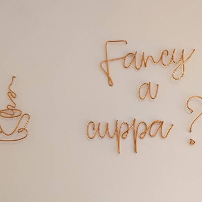 Family Wire Sign Custom Wire Words Personalised Wire Sign - Etsy