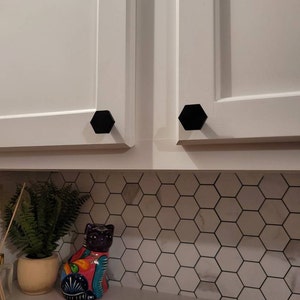 Black Brass Modern Round Circle Cabinet Drawer Handles Pulls - Etsy