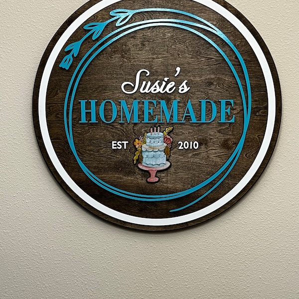 Custom Venue Sign, Storefront Sign, Wedding Venue Logo, Raised 3D Wood ...