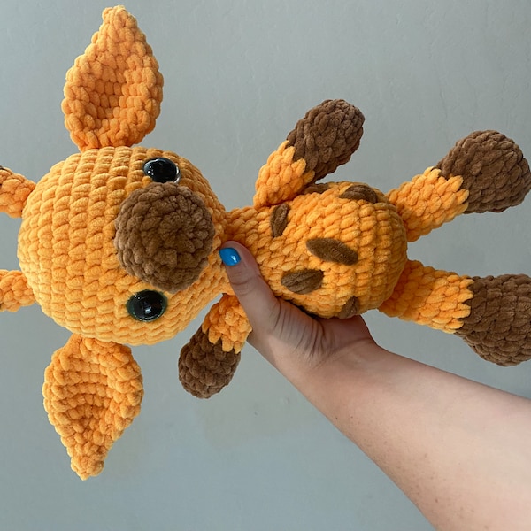 PATTERN: Plush Gemma the Giraffe Pattern - Amigurumi Chunky Giraffe ...