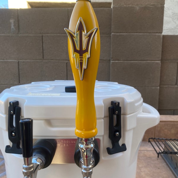 Custom Personalized Beer Tap Handle Bar Man Cave Bar Kegerator NAVY ...