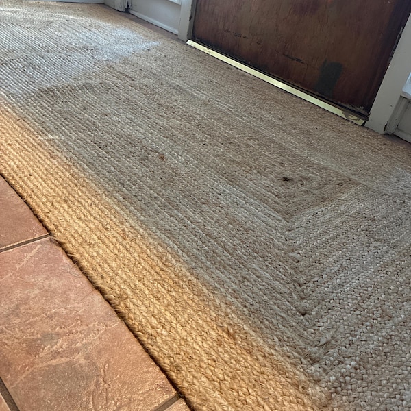 5X5 6X6 8X8 10X10 12X12 Square Jute Rug Custom Natural Jute Rug - Etsy