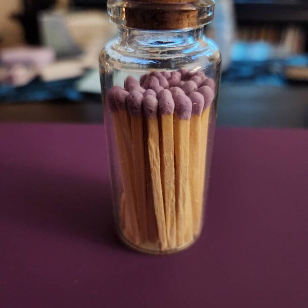 Sleek 4" Black Matches in Black Box | Ethereal Mountain | Custom Match ...