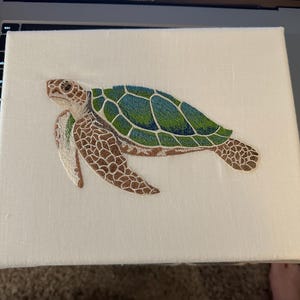 Turtle Embroidery Design Ocean Animal Embroidery Sea Creature Machine ...