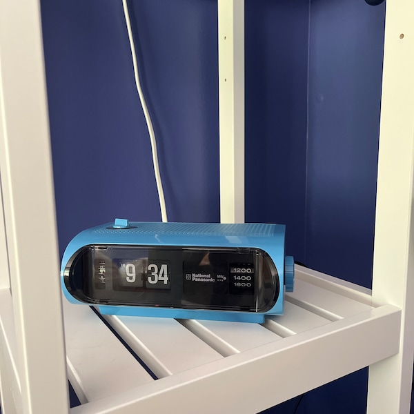 Vintage Tulip Coral Alarm Clock Tokyo Tokei Space Age - Etsy