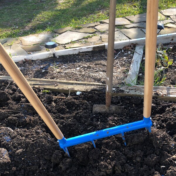 Treadlite Broadfork Garden Tool Hand Tiller - Etsy Nederland