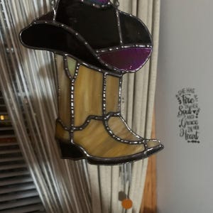 Goat Pattern Stained Glass PDF Digital File - Etsy