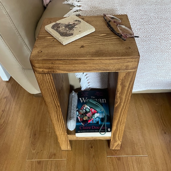 Rustic Wooden Milking Stool Side Table Bathroom Stool - Etsy UK