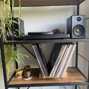 Vinyl Record Storage, 12 LP / 7 Inch Single, Display Rack, LP Flip Rack ...