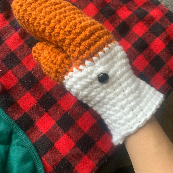 Goose Mittens Custom Size Crochet Pattern Instant Download - Etsy