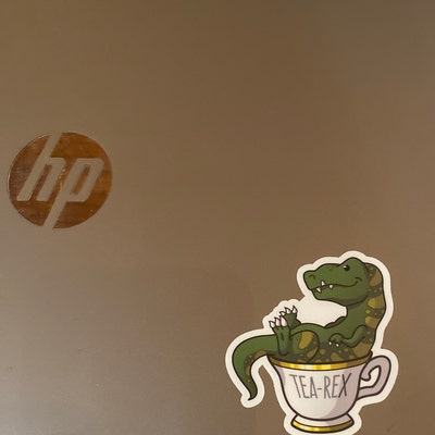 Tea Rex Hard Enamel Pin, Funny Dinosaur Pun Metal Pin - Etsy