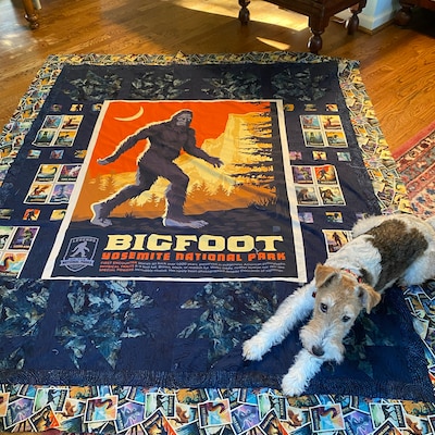 Bigfoot Legends Quilt PATTERN by Holly Schwager of Something to Sew Panel Quilt, Cryptids ...