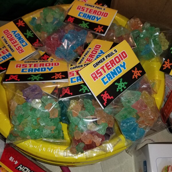 Gamer / Arcade / Video Candy Labels • Bags and Labels • Printed - Etsy