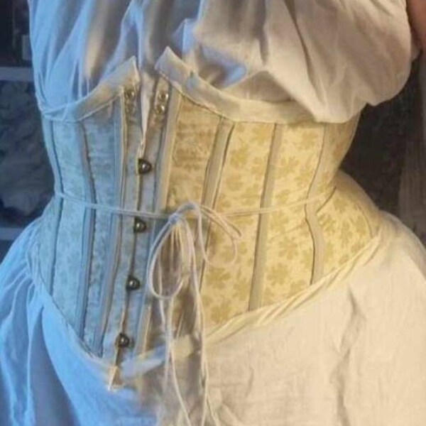 Late Victorian Mid-bust Corset Pattern PDF - Etsy