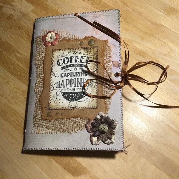 Yellow Journal - Softcover Junk Journal - Handmade Diary - Etsy