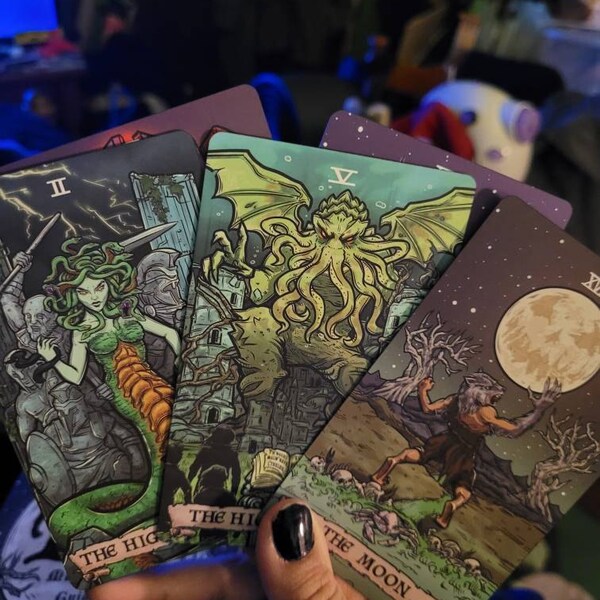 Terror Tarot Card Sticker Pack Shadow Edition 23 Halloween Stickers ...