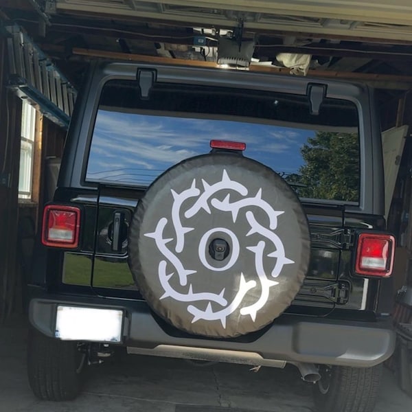 Custom Spare Tire Cover With Camera Hole - Waterproof Tire Cover From ...