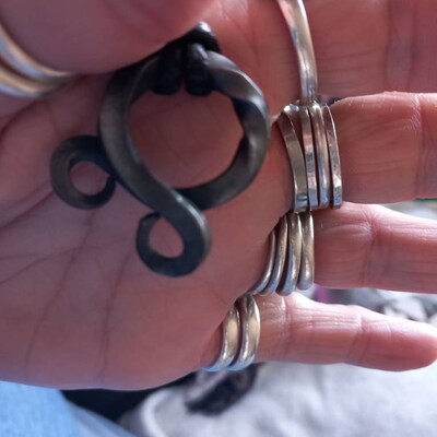 Blacksmith Viking Ring - Etsy