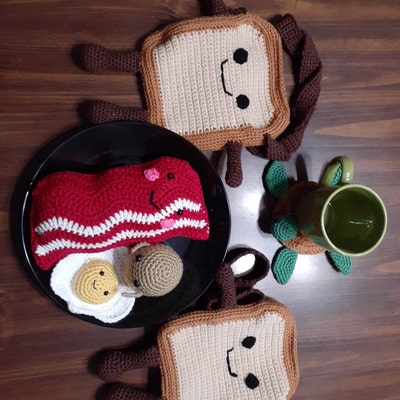 Toastie Bread Bag Crochet Pattern - Etsy