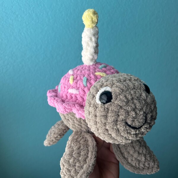 Cupcake Turtle Crochet Pattern PDF Download Beginner Friendly Amigurumi ...