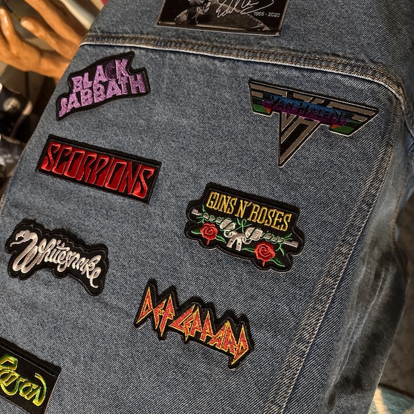 Black Sabbath Music Patch Archangel Never Say Die Embroidered Iron on ...