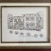 Pen and Ink Custom House Drawing, House Portrait, Handdrawn Original ...