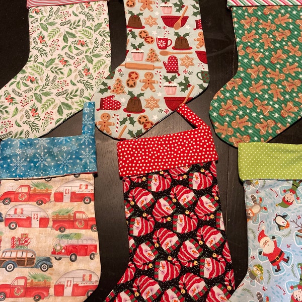 EASY Beginner Christmas Stocking Sewing Pattern and Tutorial DIY ...